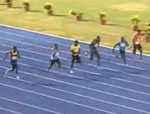 Michael Frater wins Men's 100m Heat 4 - 2012 Trials - Team Jamaica
