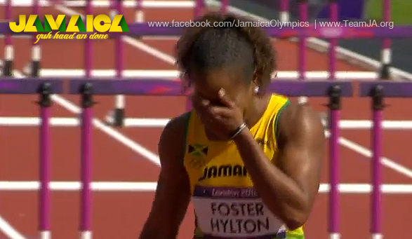 Brigitte Foster-Hylton Devastated by mishap in 100M Hurdles - Team Jamaica