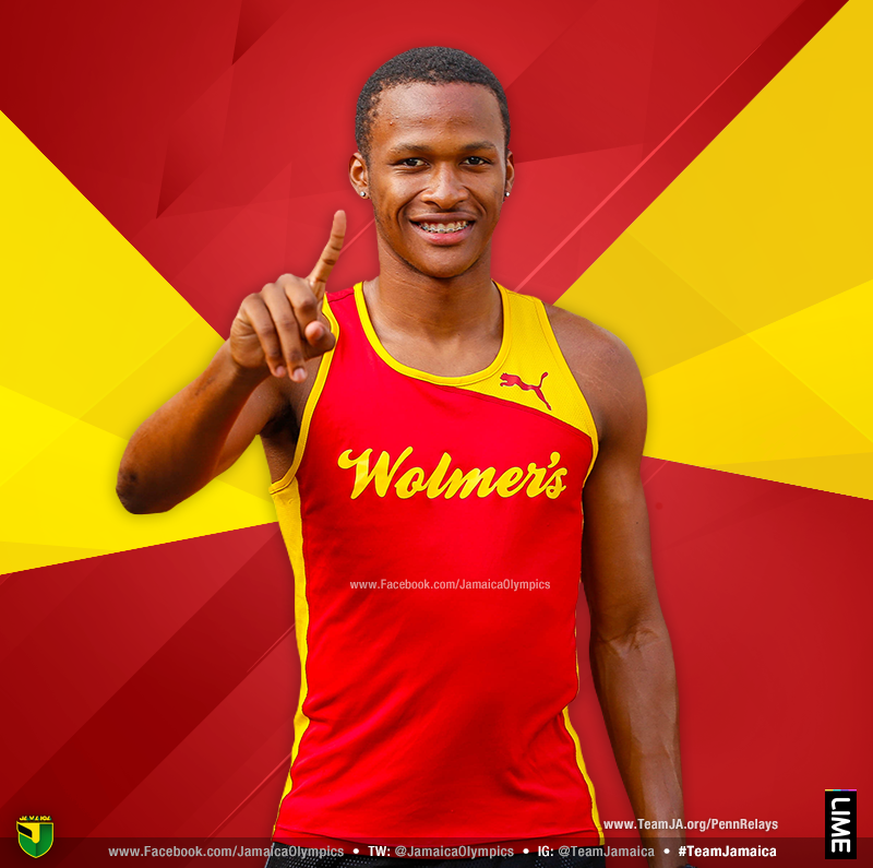 Jaheel Hyde will not run at 2015 Penn Relays - Team Jamaica