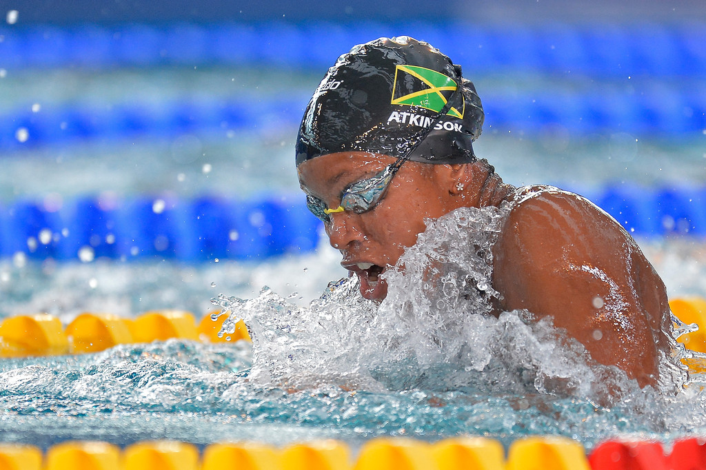 Alia Atkinson wins FINA World Cup 50M Breaststroke gold medal - Team ...