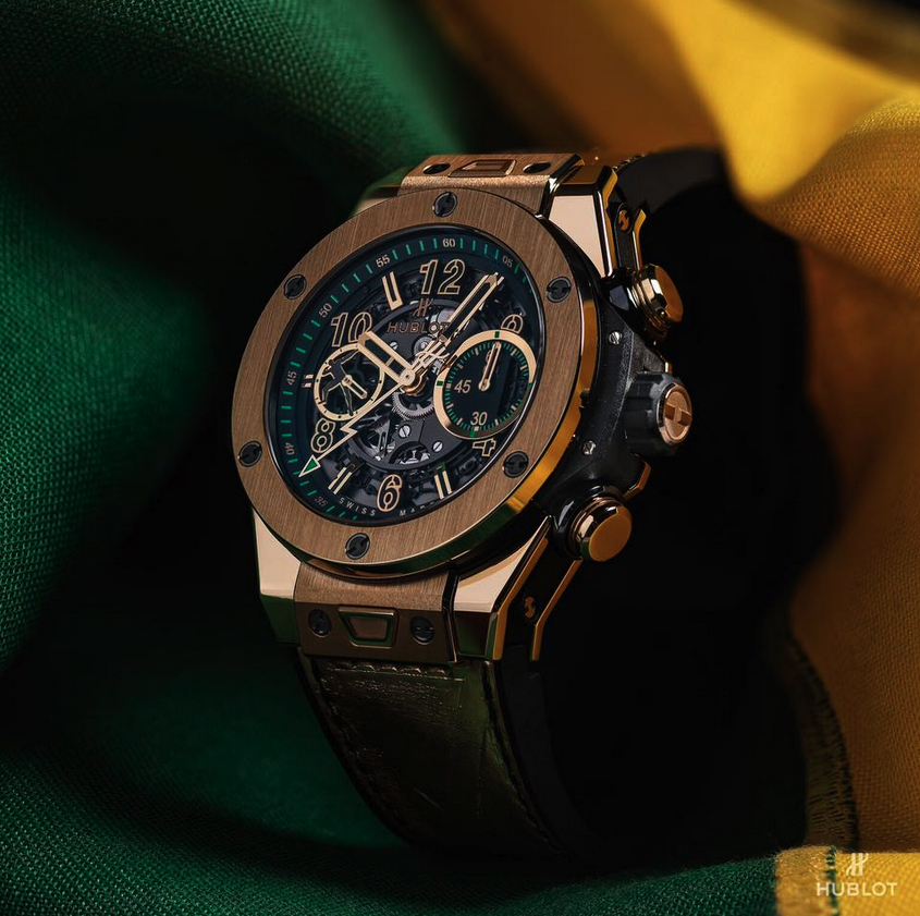 Usain Bolt launches new line of ‪Hublot‬ watches with football legend ...